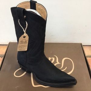 Rancho Boots | Shoes | Rancho Boots Black Cowboy Boot Rubber Sole ...